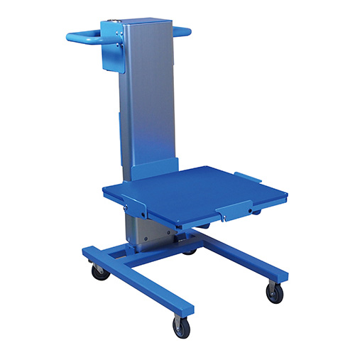 充電式電動リフター60kg(ストローク500mm)/M2913BT60-3080S | シロ産業