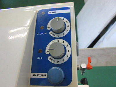 中古卓上真空脱気ガス充填シーラー（上下加熱タイプ）/V-301G-10WK/Z-01028-7 | シロ産業