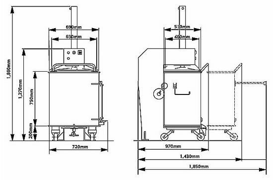 小型圧縮減容梱包機/SCL46 | シロ産業